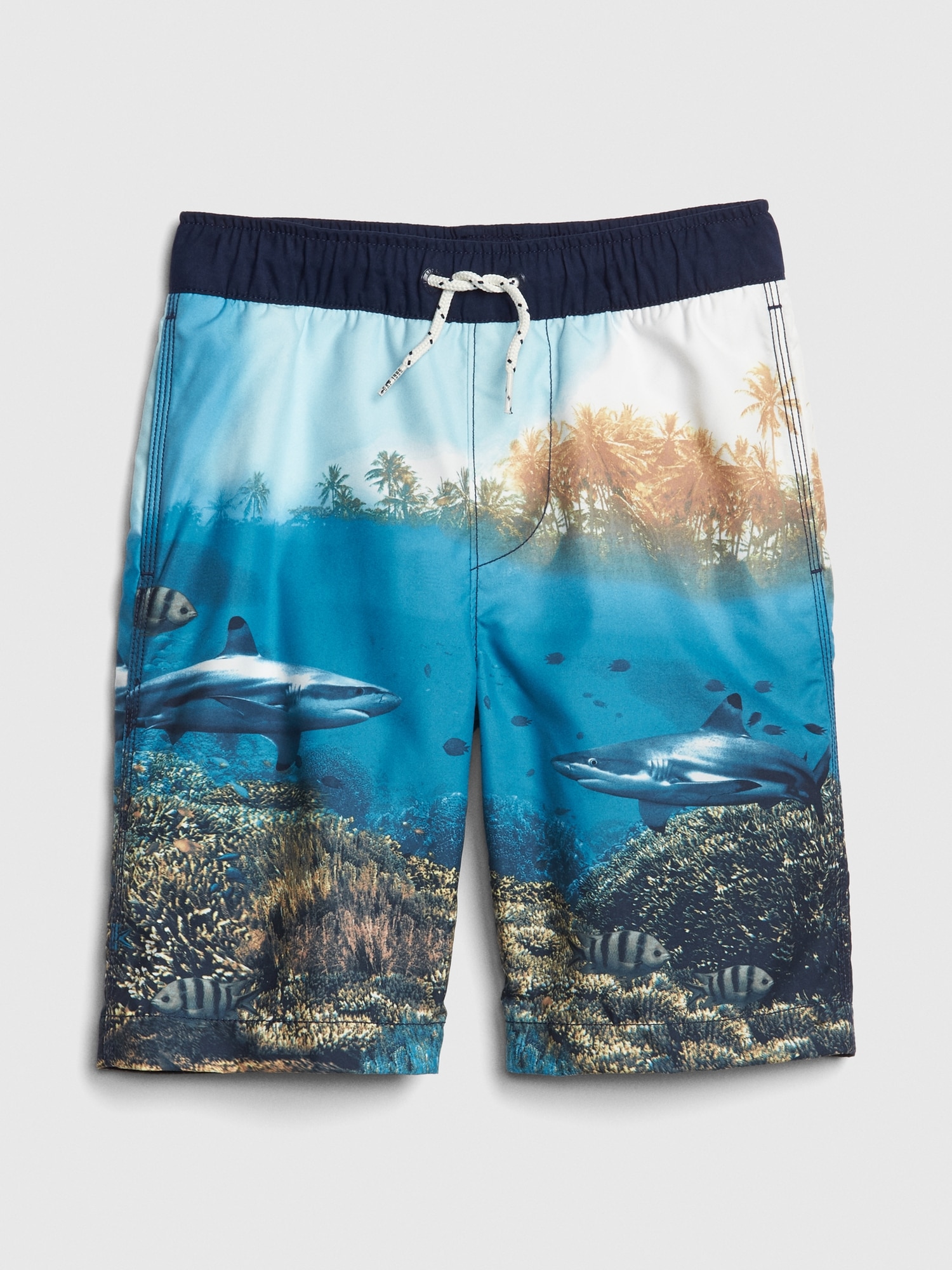 Kids Shark Swim Trunks | Gap