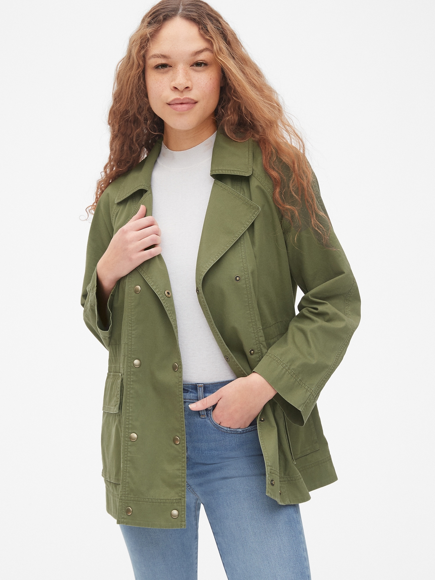 Double-Breasted Military Jacket | Gap