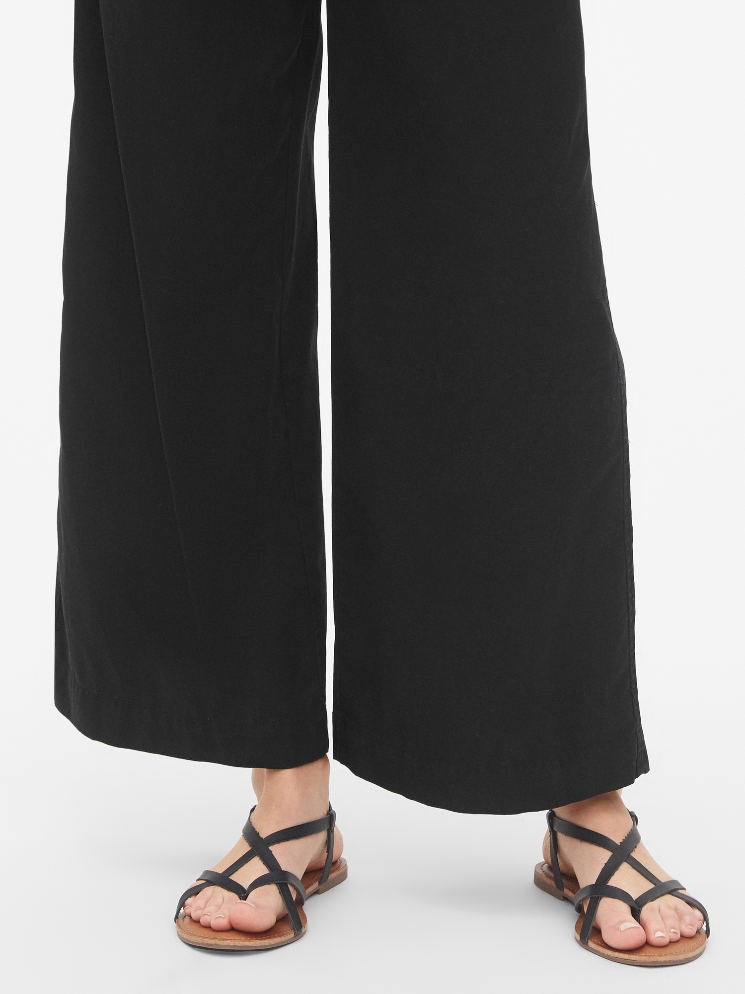 High Rise Pleated Wide Leg Chinos | Gap