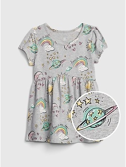 Toddler Print Short Sleeve Tunic | Gap