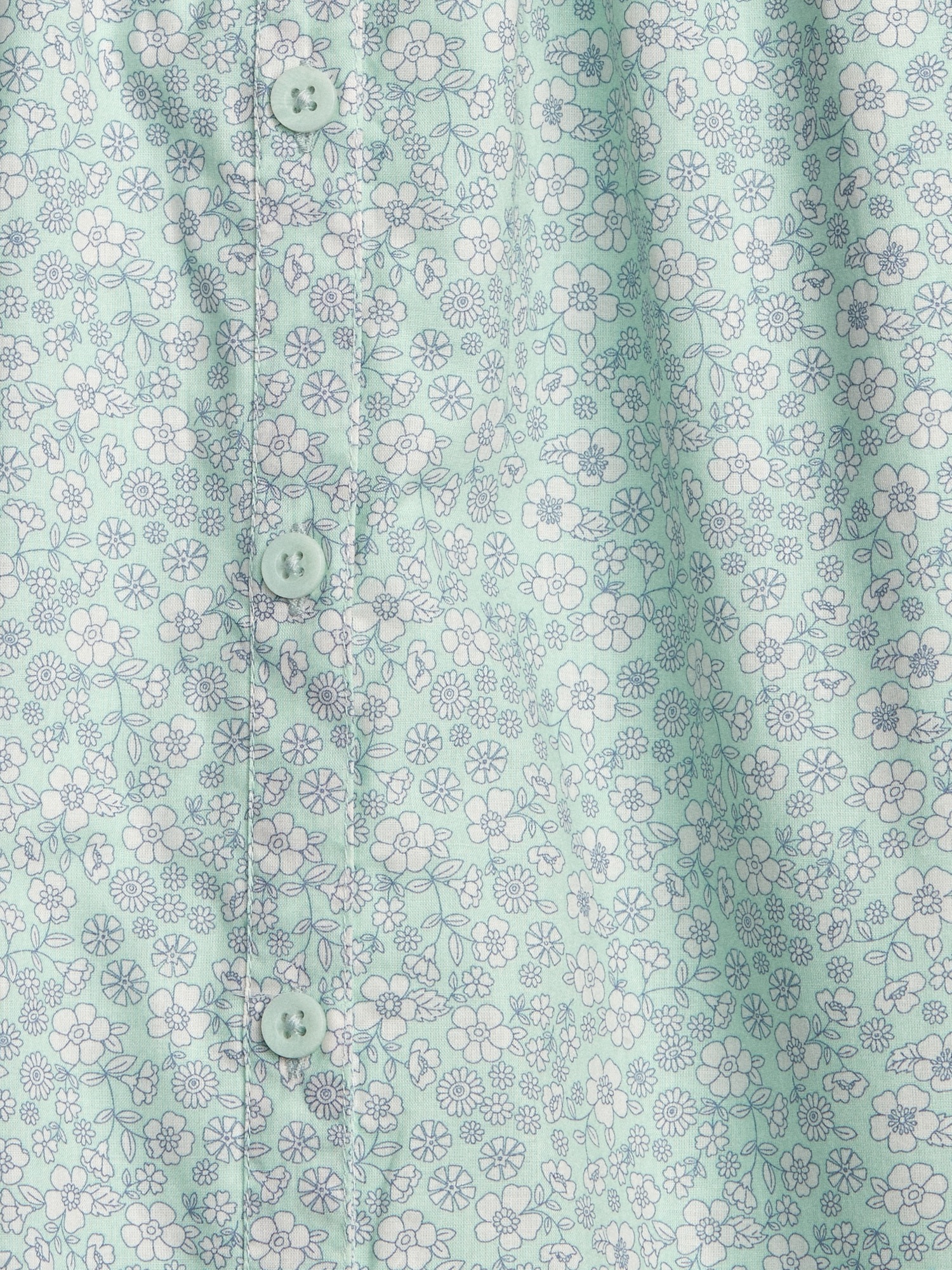Kids Floral Button-Front Top | Gap
