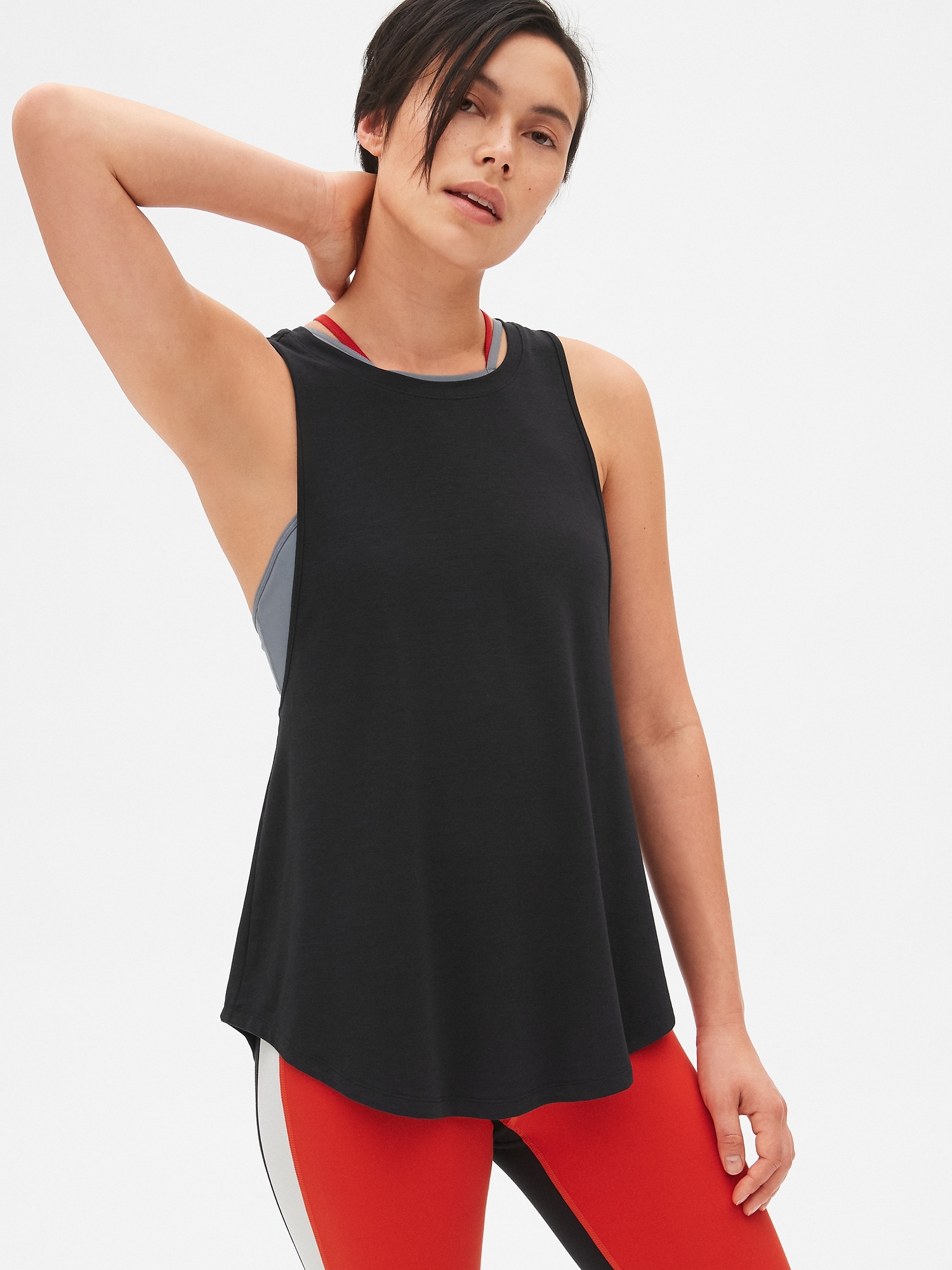GapFit Breathe Twist-Back Tank Top | Gap