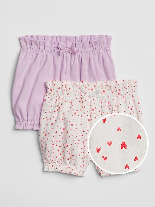 Baby Heart Bubble Shorts (2-Pack) | Gap