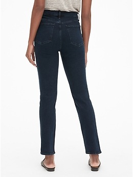 High Rise Cigarette Ankle Jeans with Secret Smoothing Pockets | Gap