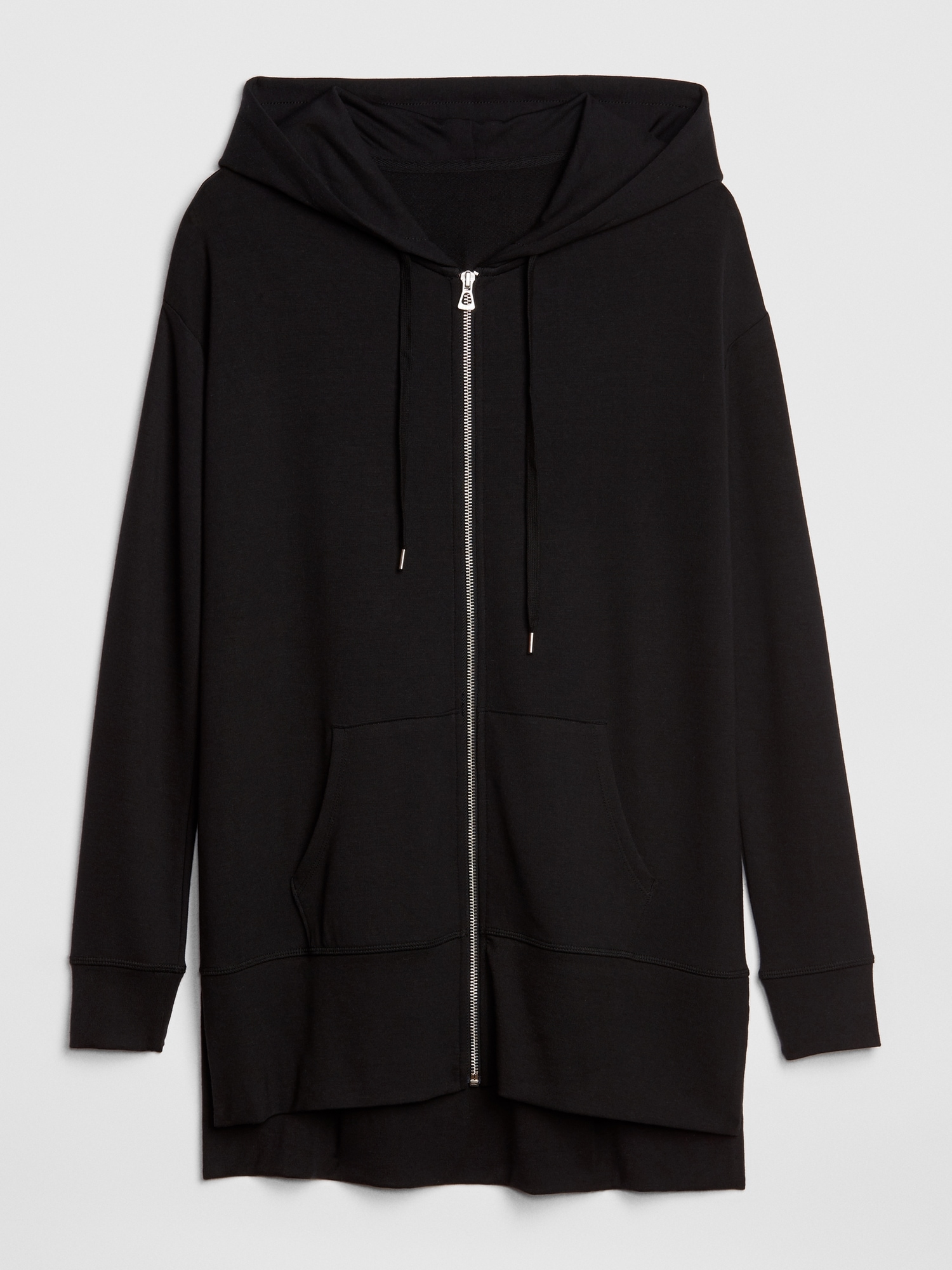 Full-Zip Tunic Hoodie | Gap