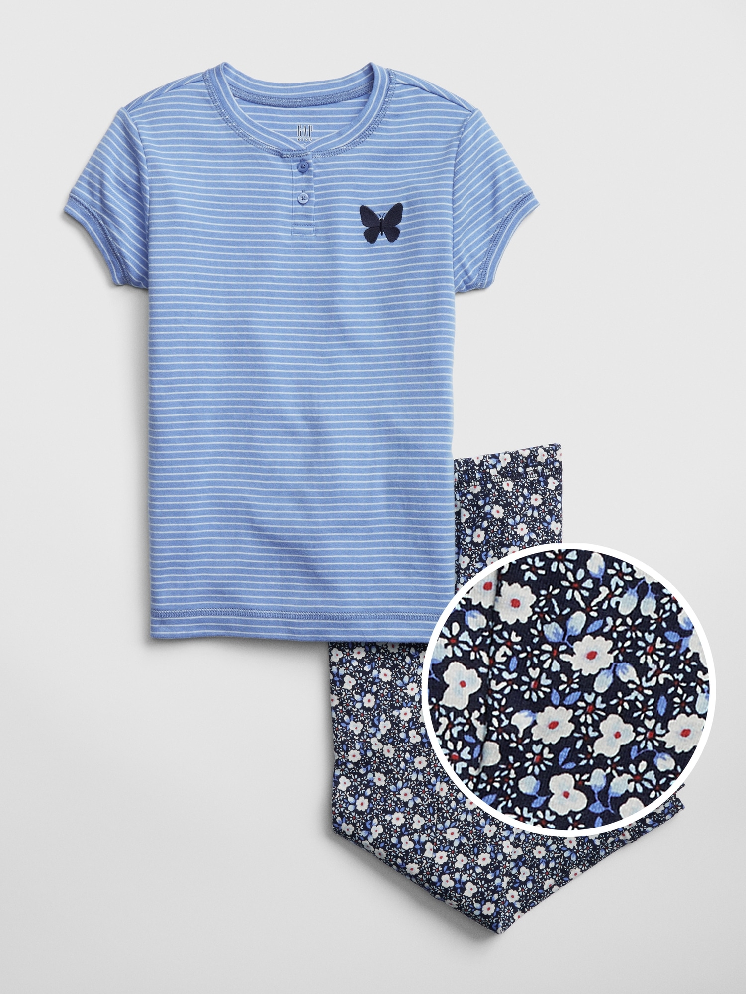 Kids Henley T-Shirt Pj Set | Gap