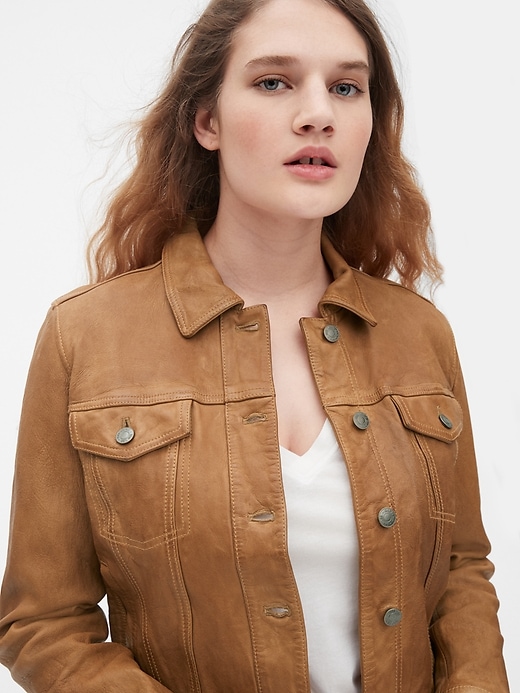 Icon Leather Jacket | Gap