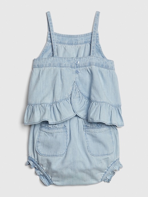Baby Denim Ruffle Set | Gap
