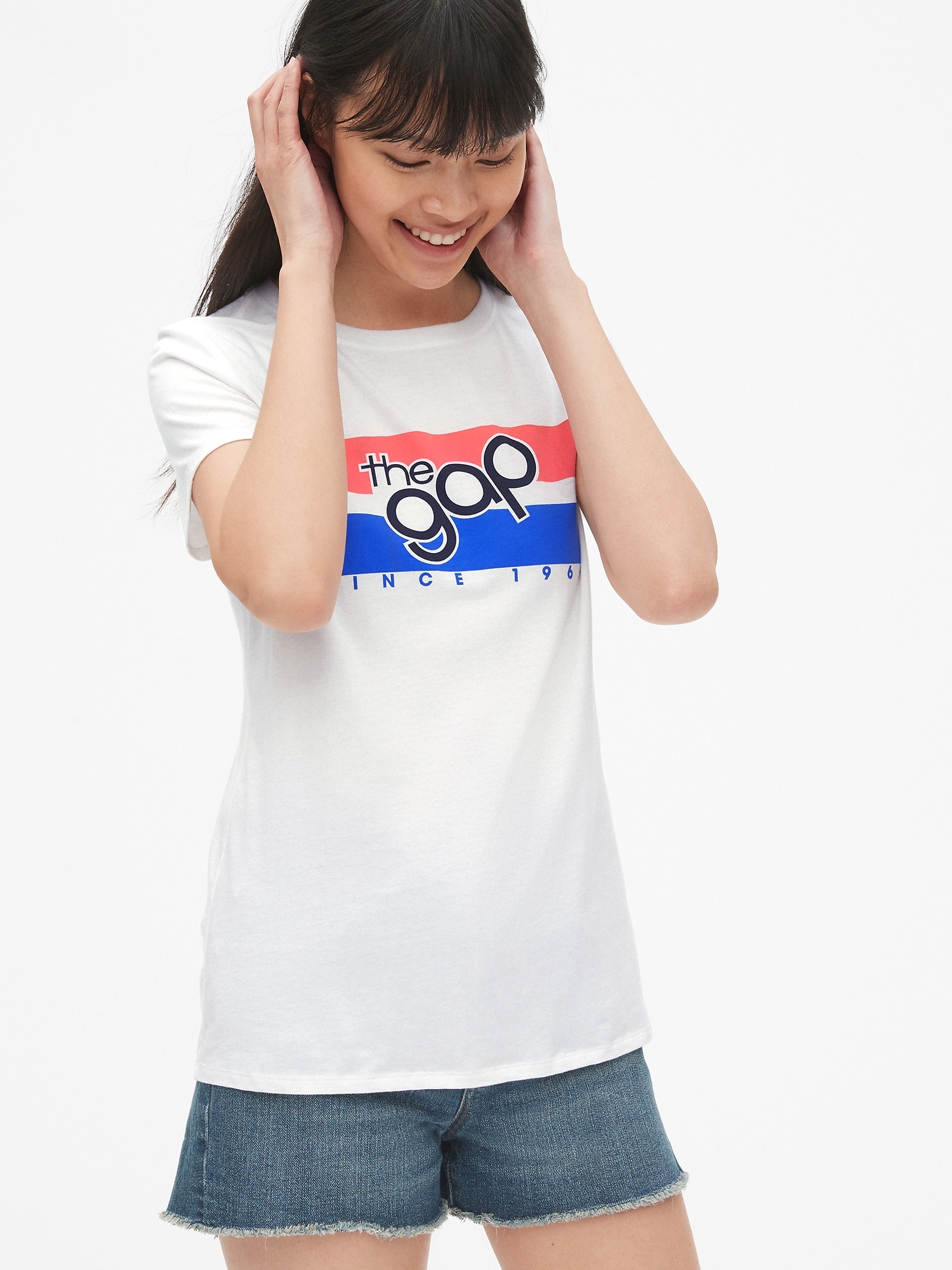 Gap Logo Graphic Crewneck T-Shirt | Gap