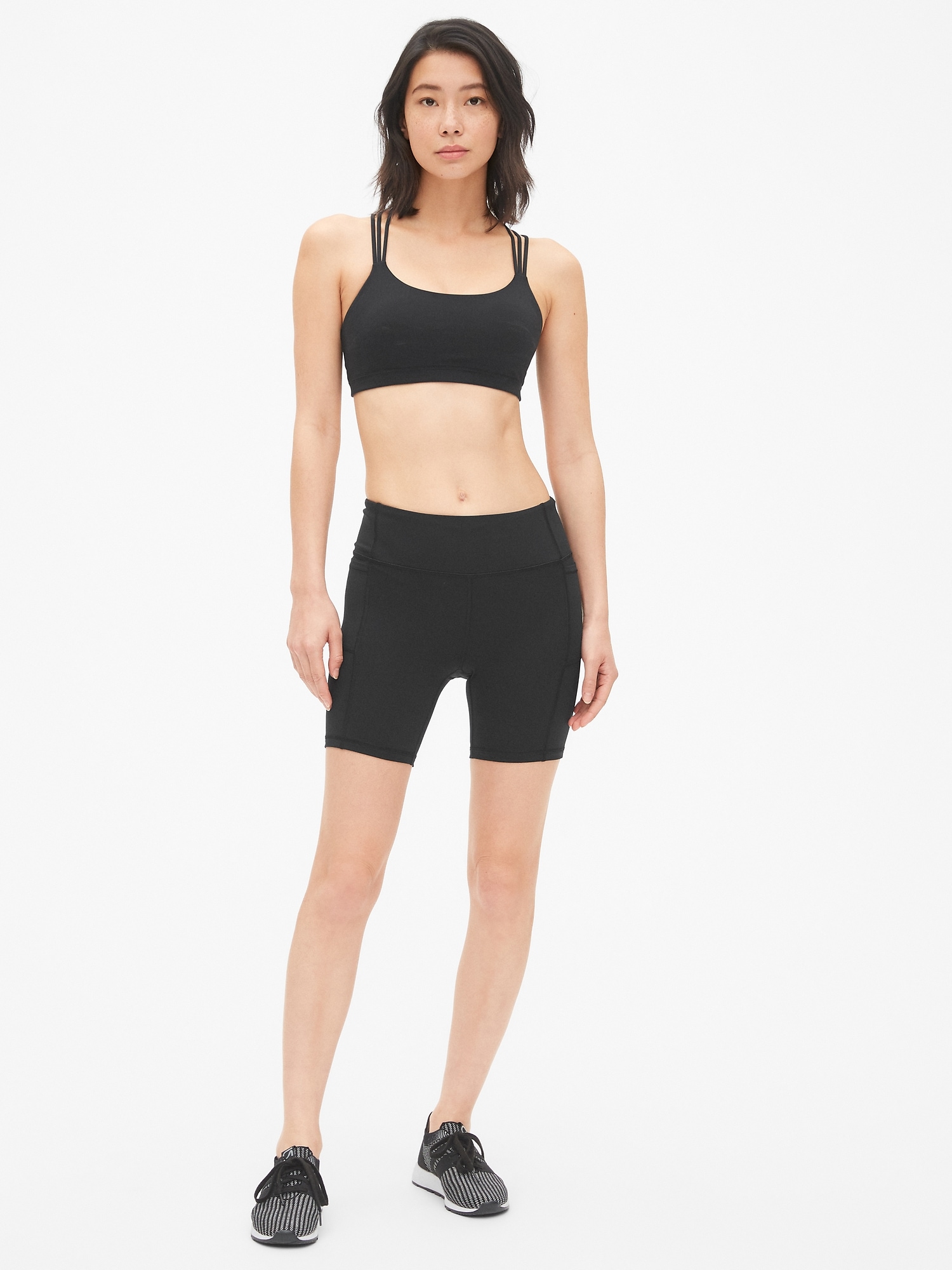 GapFit 6.5" Blackout Bike Shorts | Gap