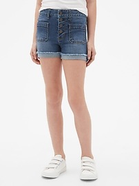 Kids High Rise Shortie Shorts | Gap