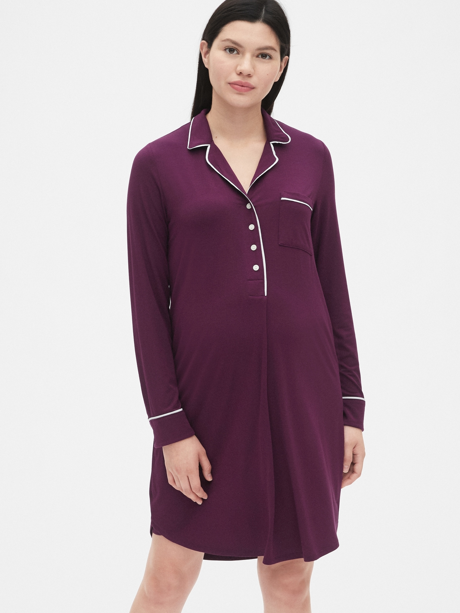 Maternity Print Sleep Shirt | Gap