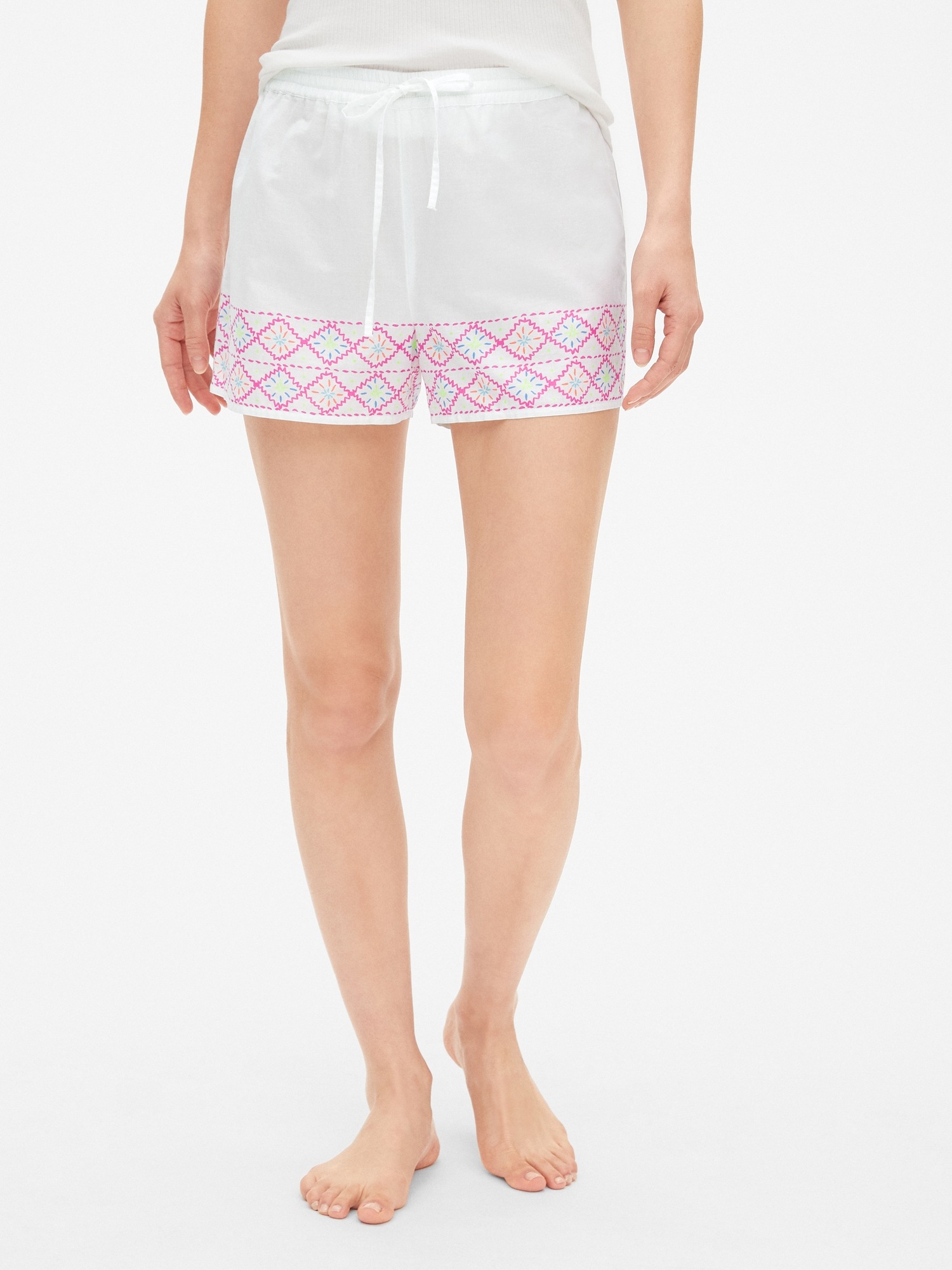 Print Drawstring Shorts | Gap