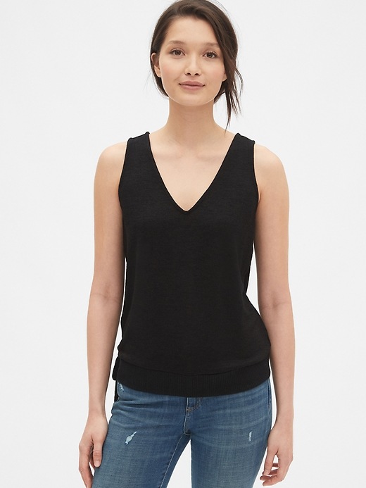 Softspun Sleeveless Wrap Top | Gap