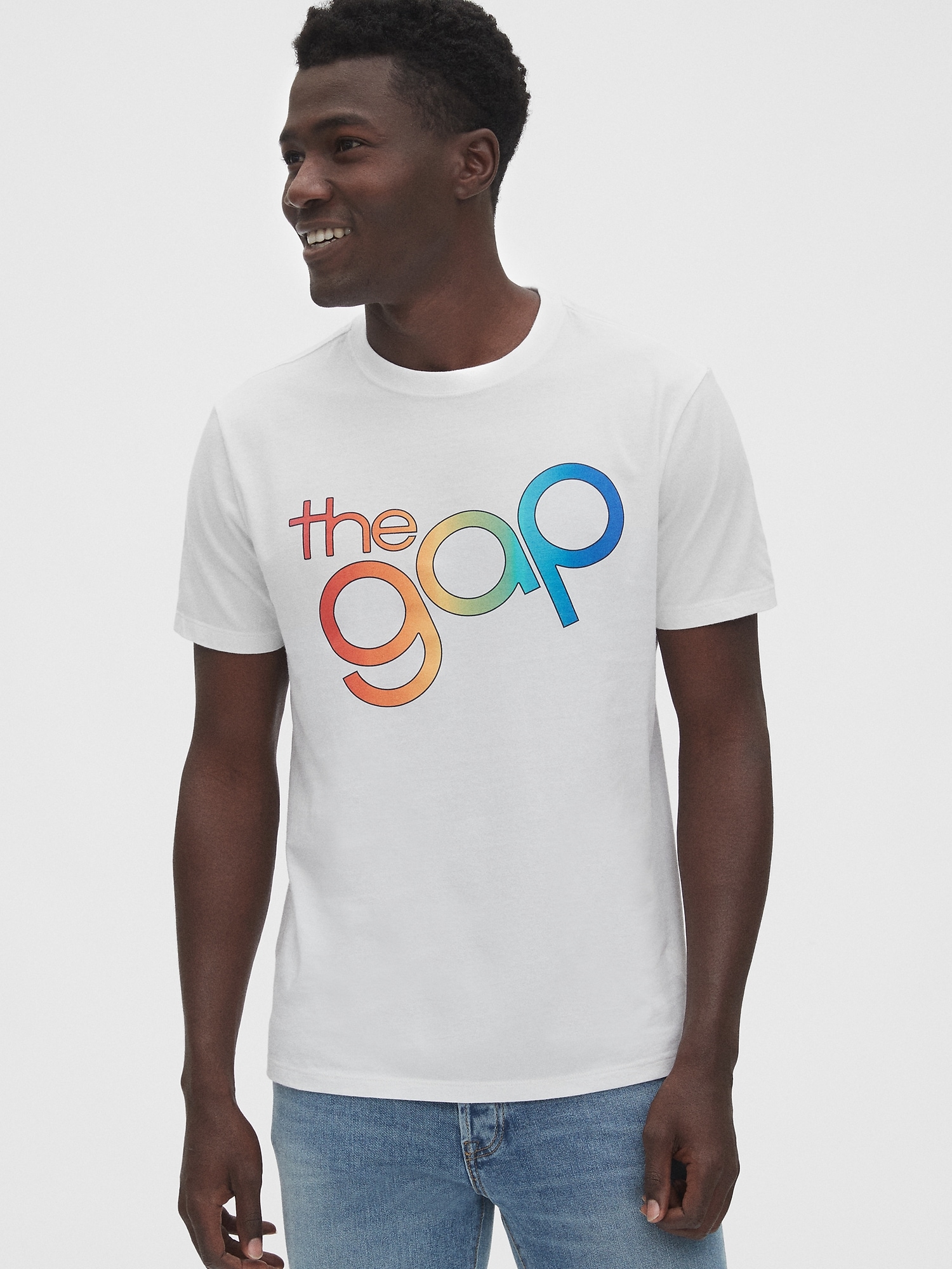 Gap + Pride Logo Crewneck T-Shirt | Gap
