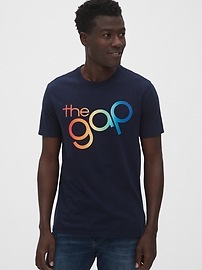Gap + Pride Logo Crewneck T-Shirt | Gap