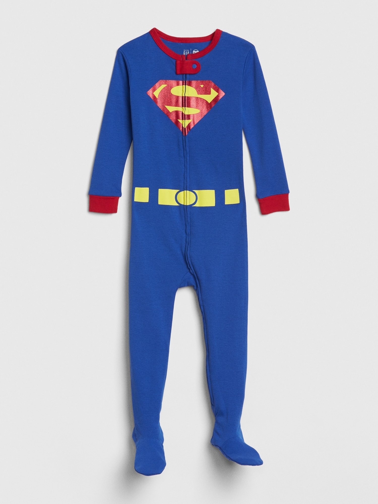 babyGap | DC™ Superman PJ Footed One-Piece | Gap