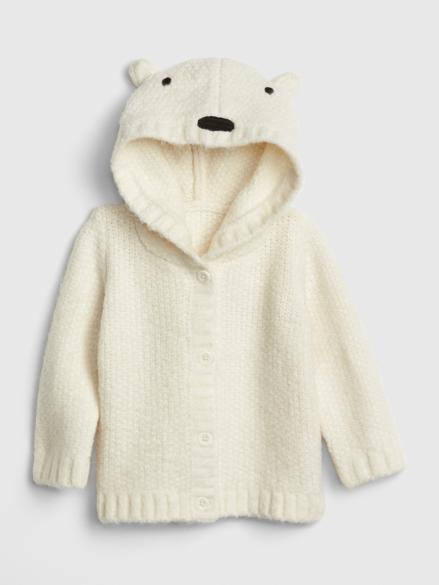 Baby Polar Bear Cardi Sweater | Gap
