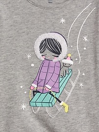 Toddler Bea Ruffle Graphic T-Shirt | Gap