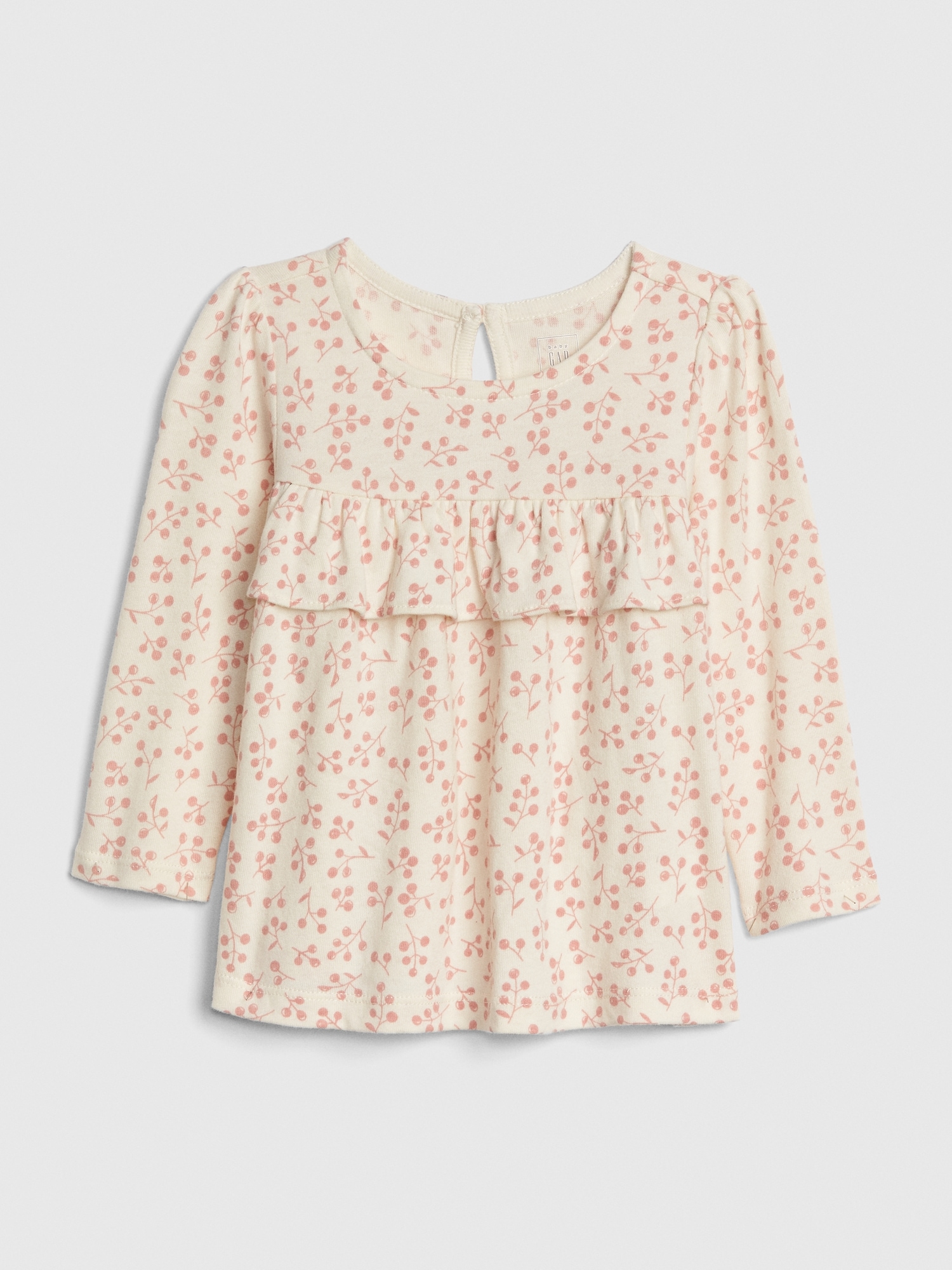 Baby Organic Cotton Ruffle Top | Gap