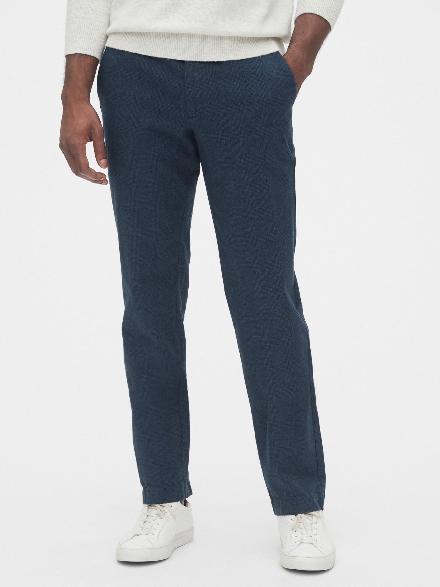 Brushed Twill Pants in Straight Fit with GapFlex | Gap