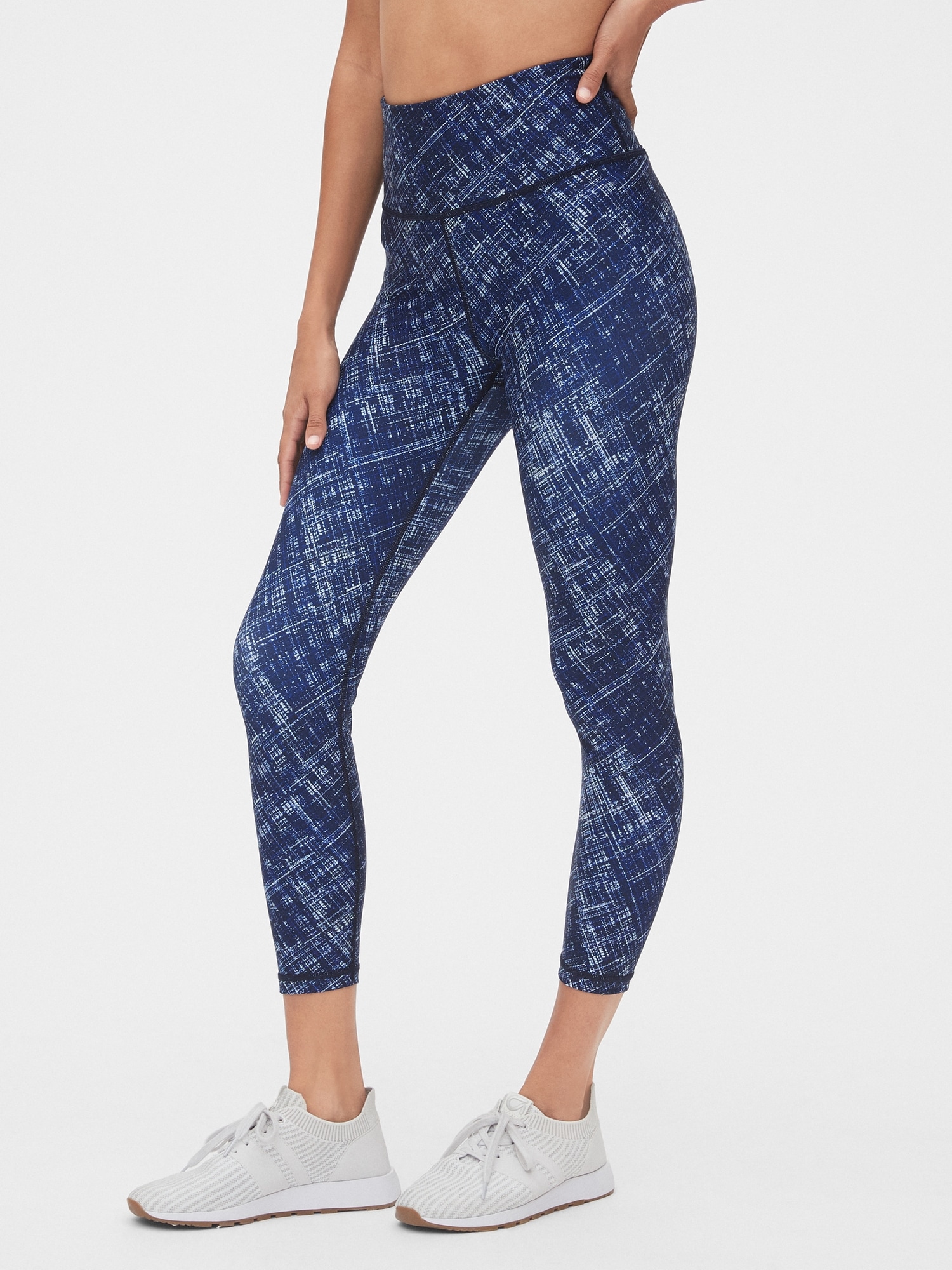 GapFit High Rise Blackout Print 7/8 Leggings | Gap