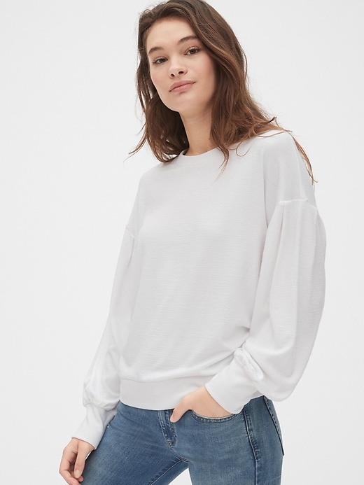 Softspun Blouson Sleeve Top | Gap