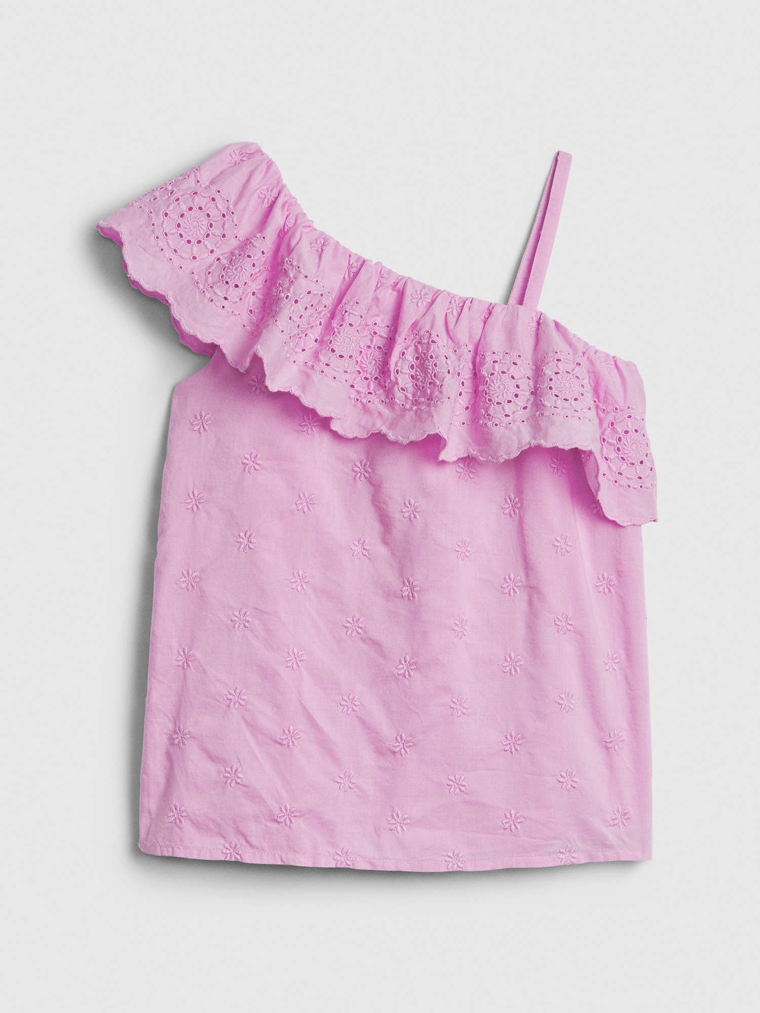 Kids Eyelet Ruffle Top | Gap