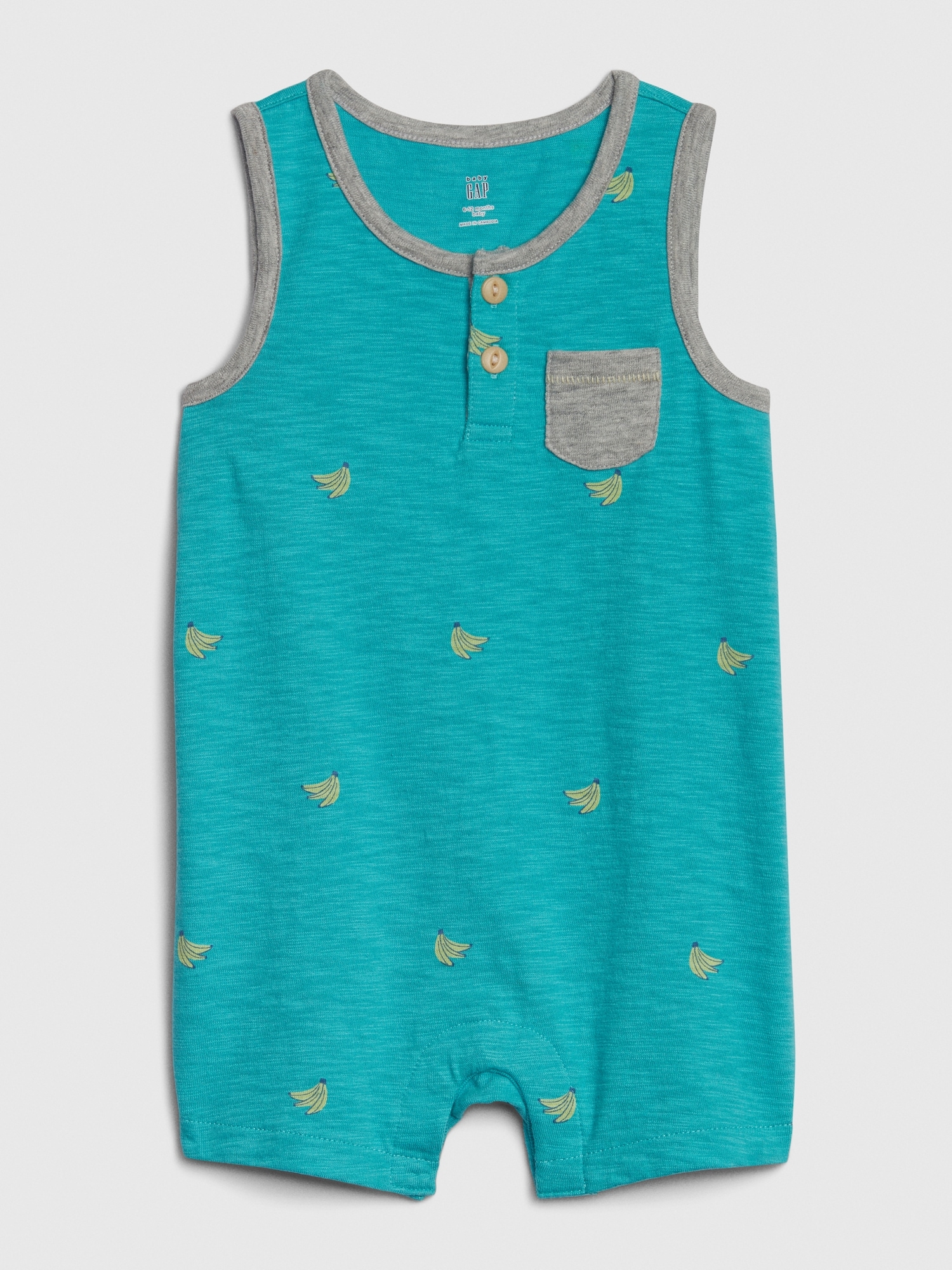 Baby Banana Shorty One-Piece | Gap