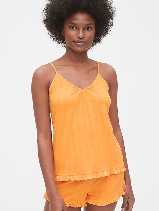 Truesleep Ruffle Tank Top in Modal | Gap