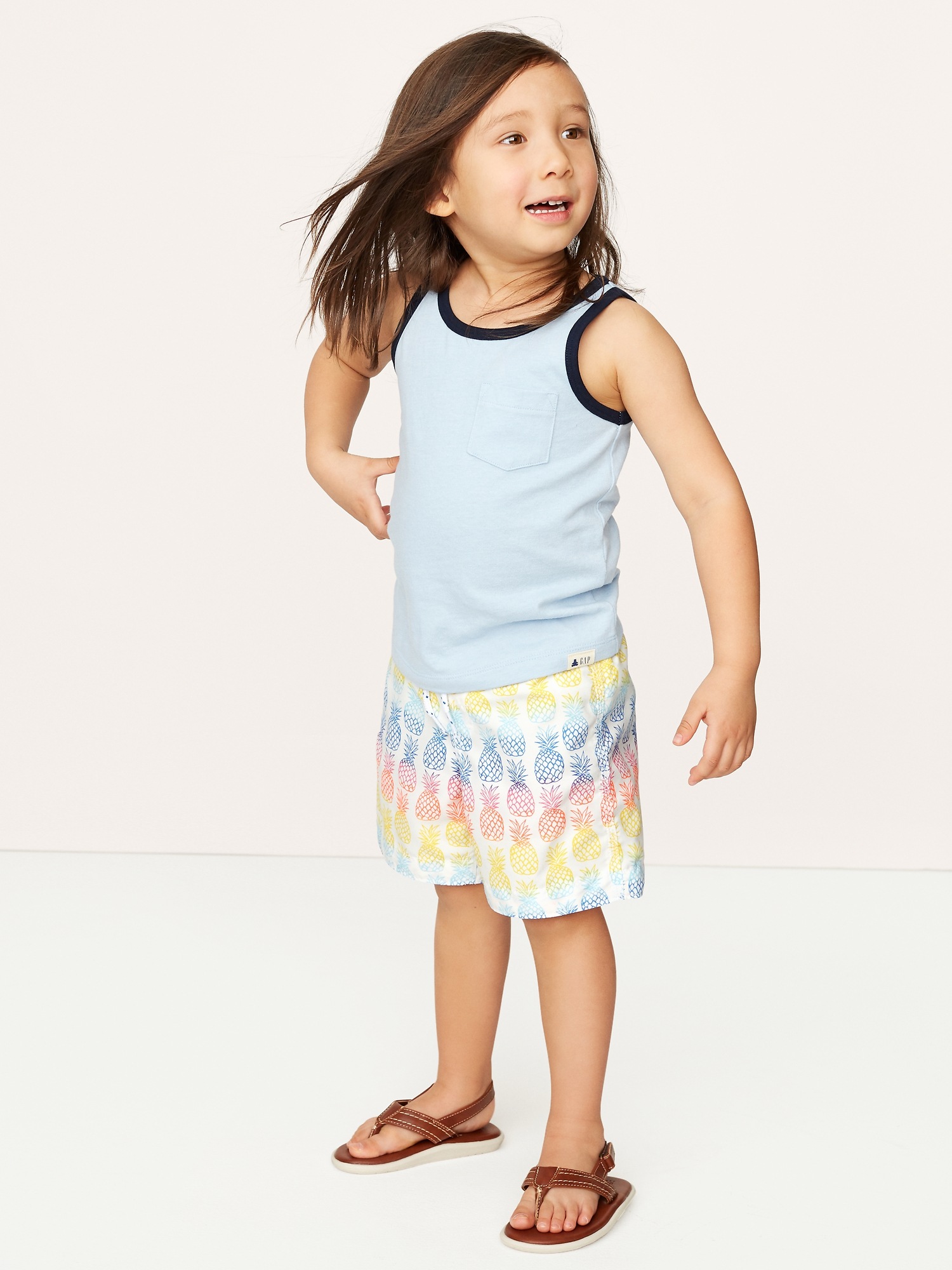 Toddler Pineapple Swim Trunks | Gap