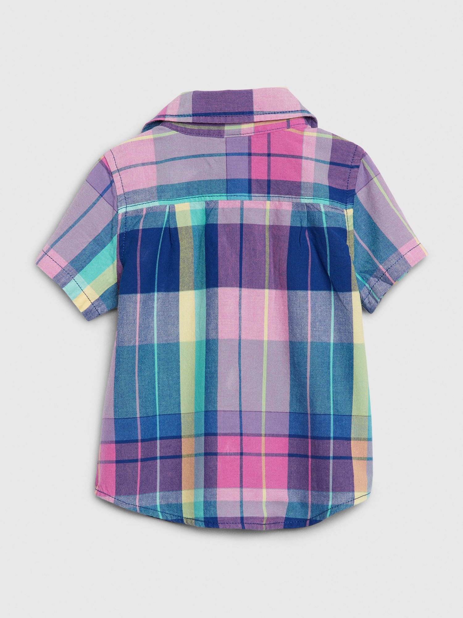 Baby Plaid Button-Down Shirt | Gap