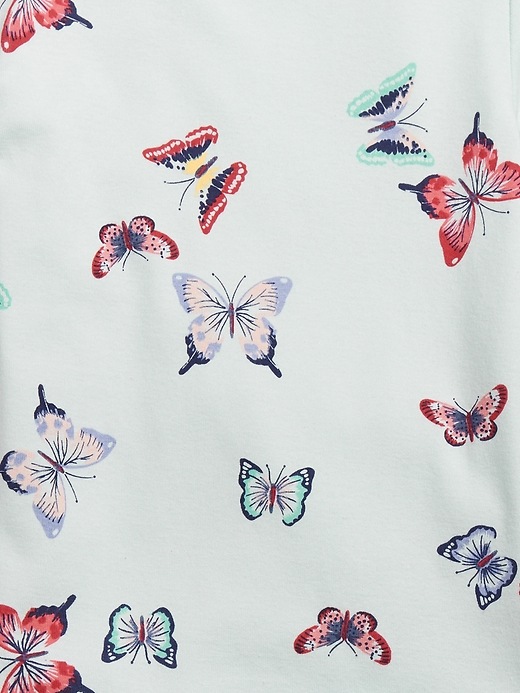 Kids 100% Organic Cotton Butterfly PJ Set | Gap
