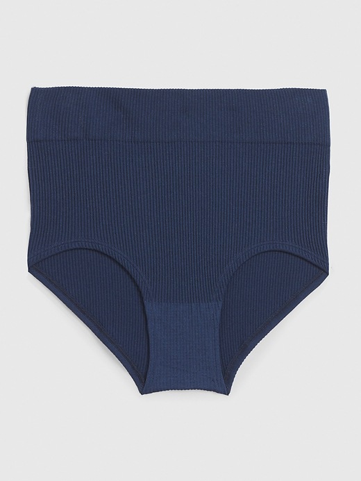 Seamless Ribbed High Rise Brief | Gap