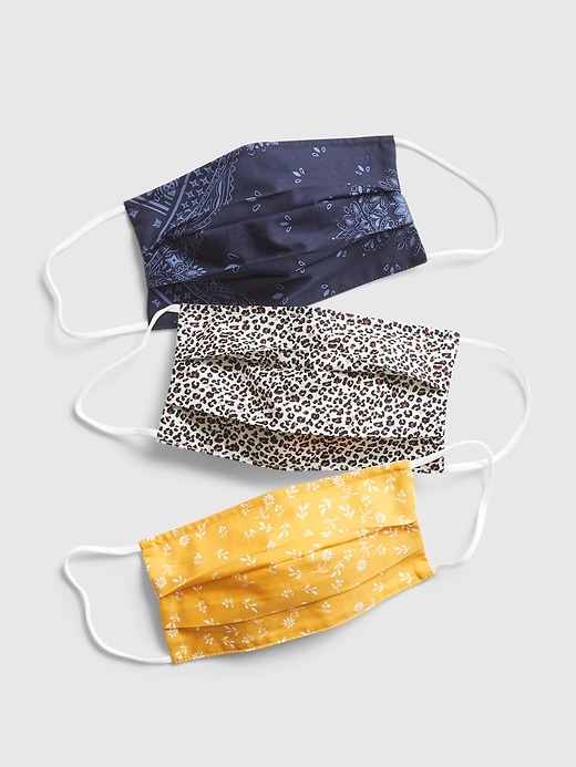 Adult Unisex Full-Coverage Accordion Mask (3-Pack) | Gap