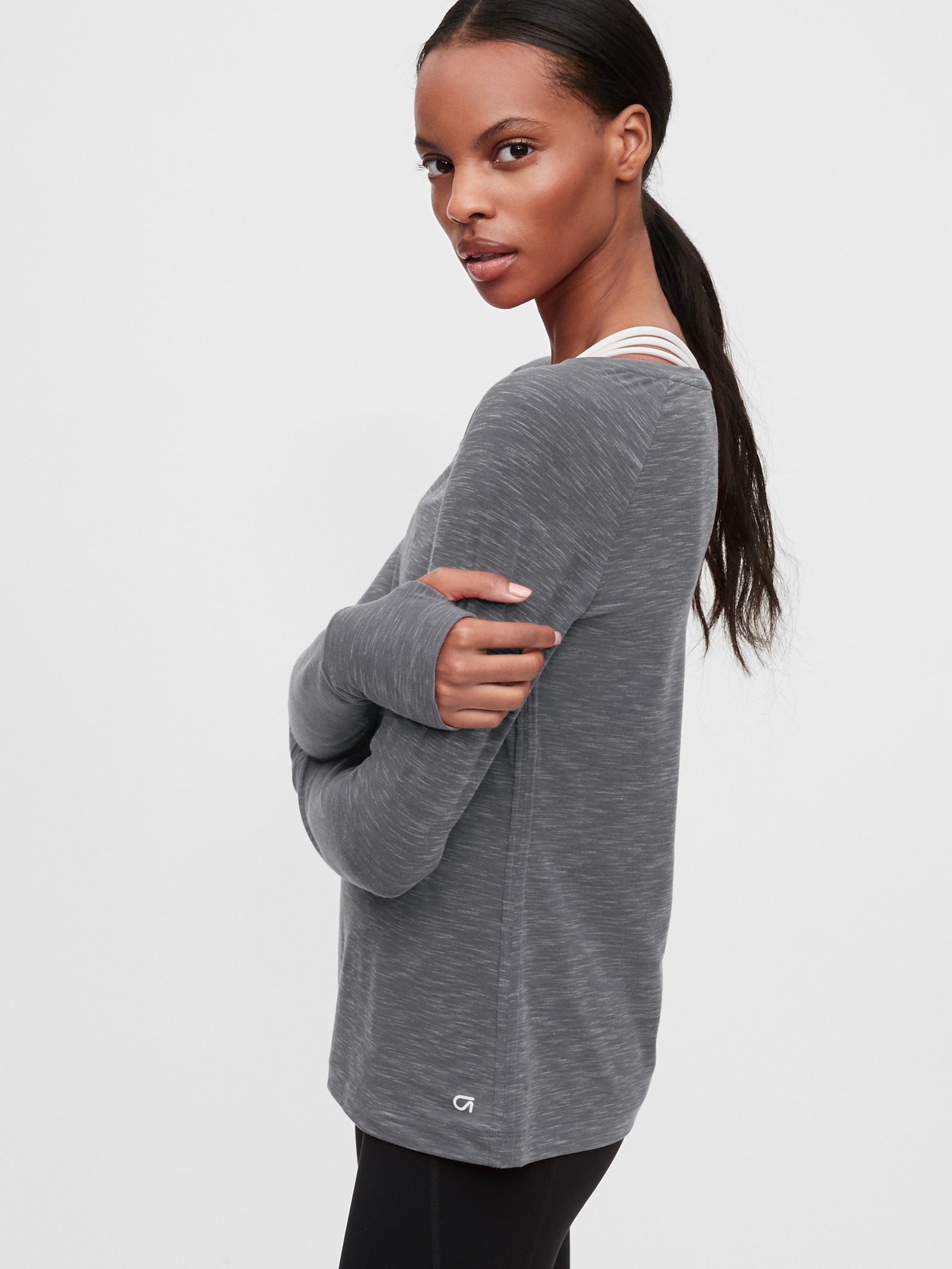 GapFit Breathe Boatneck T-Shirt | Gap