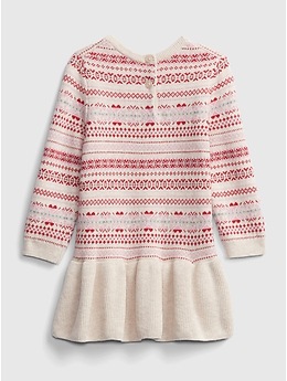 Baby Fair Isle Pattern Dress | Gap