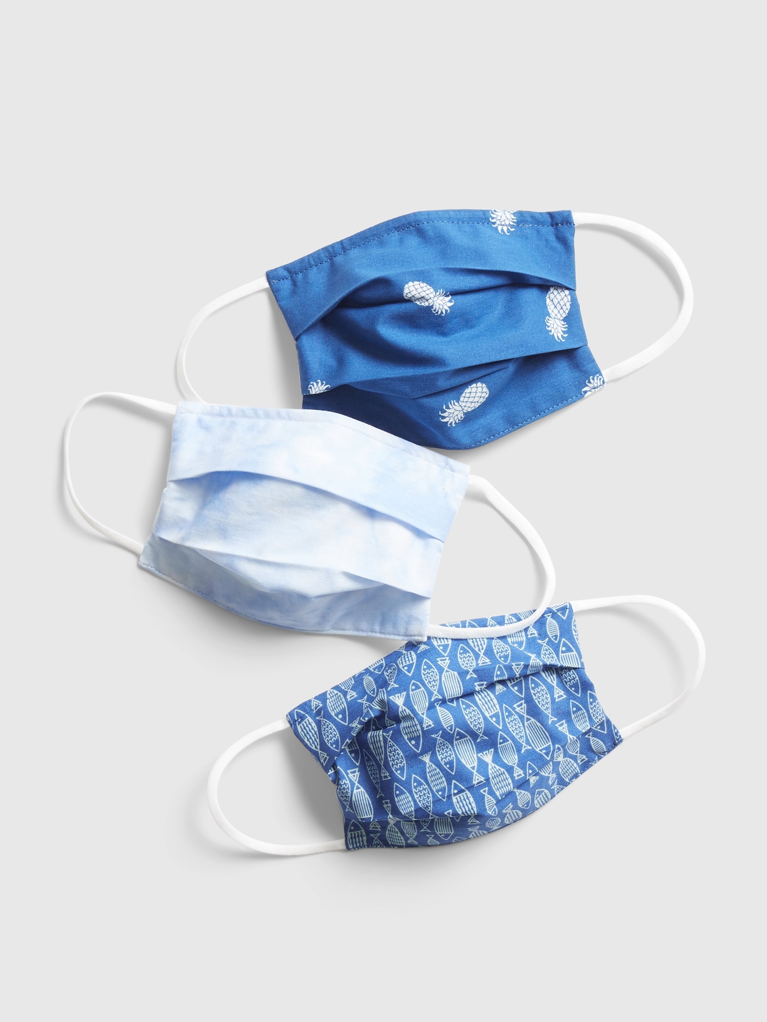 Kids' Full-Coverage Accordion Mask (3-pack) | Gap