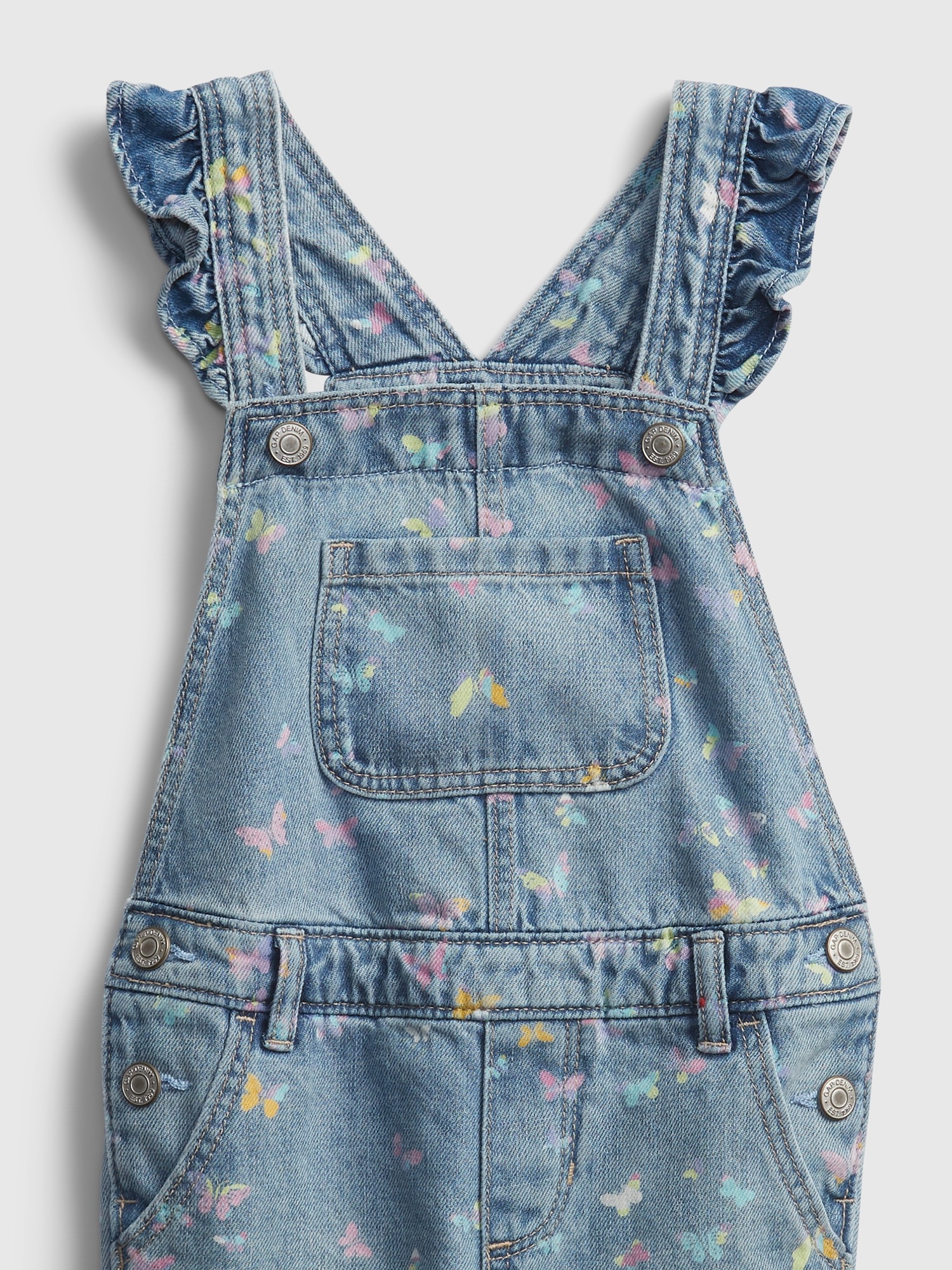 Toddler Ruffle Overalls with Washwell™ | Gap