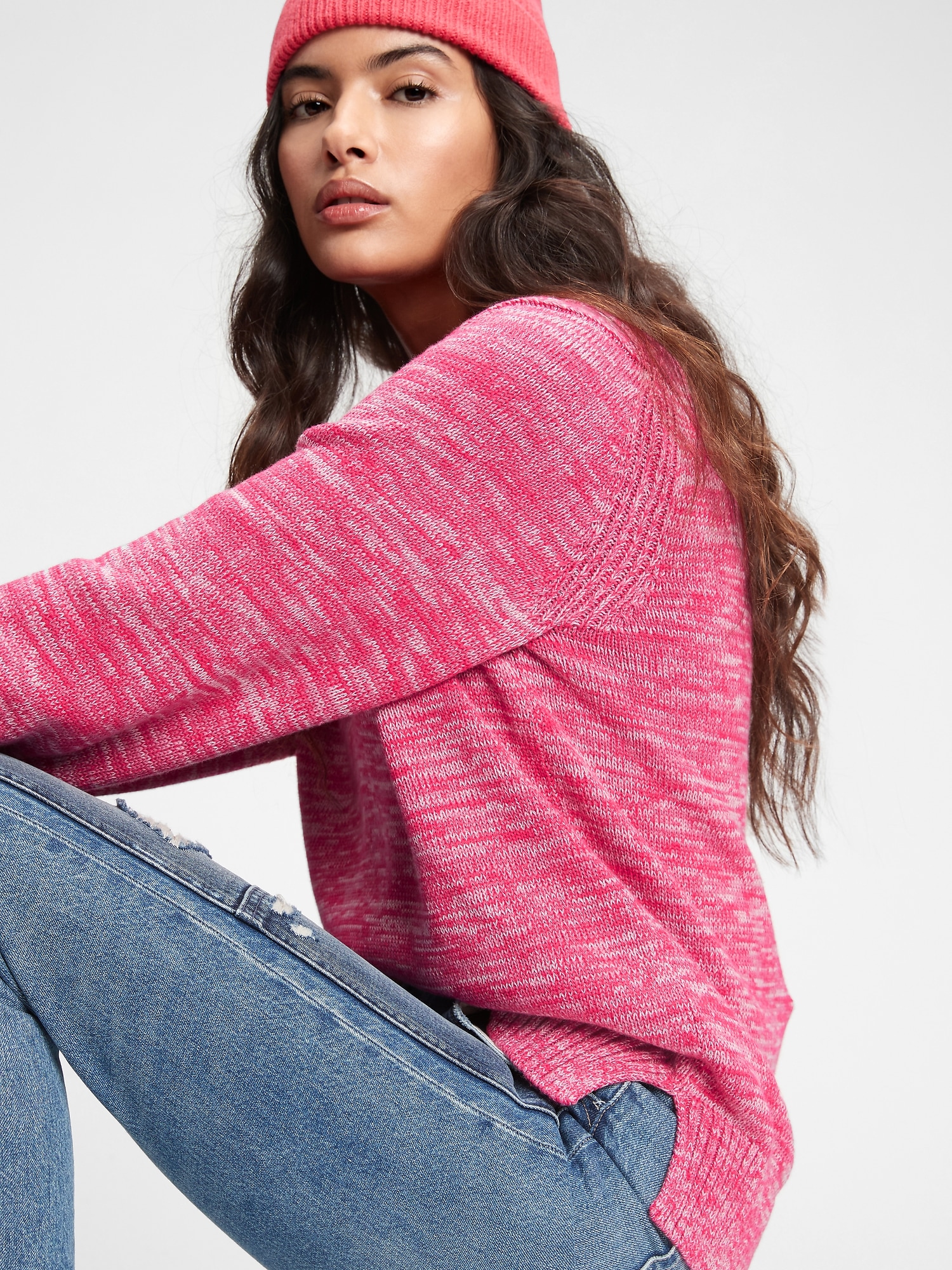 Crossover V-Neck Sweater | Gap