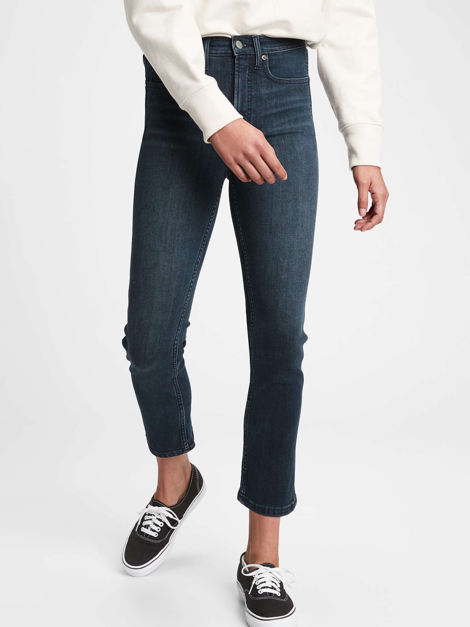 High Rise Vintage Slim Jeans with Washwell | Gap