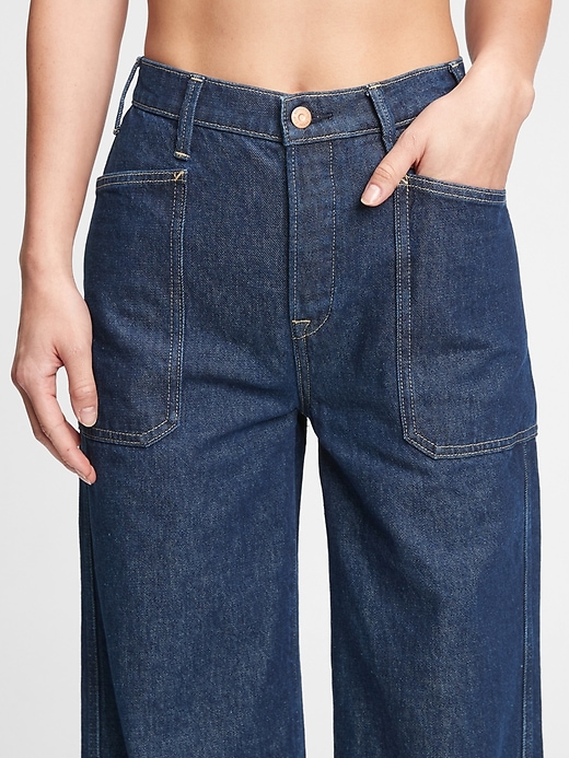 Gap & Jean ReDesign Sky High Wide Leg Trouser Jean With Washwell™ | Gap