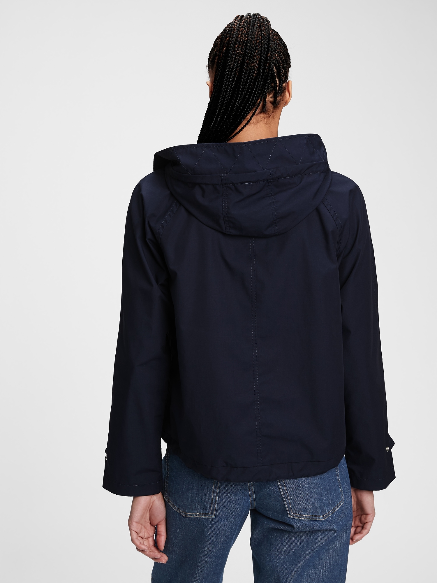 Recycled Cropped Anorak Jacket | Gap