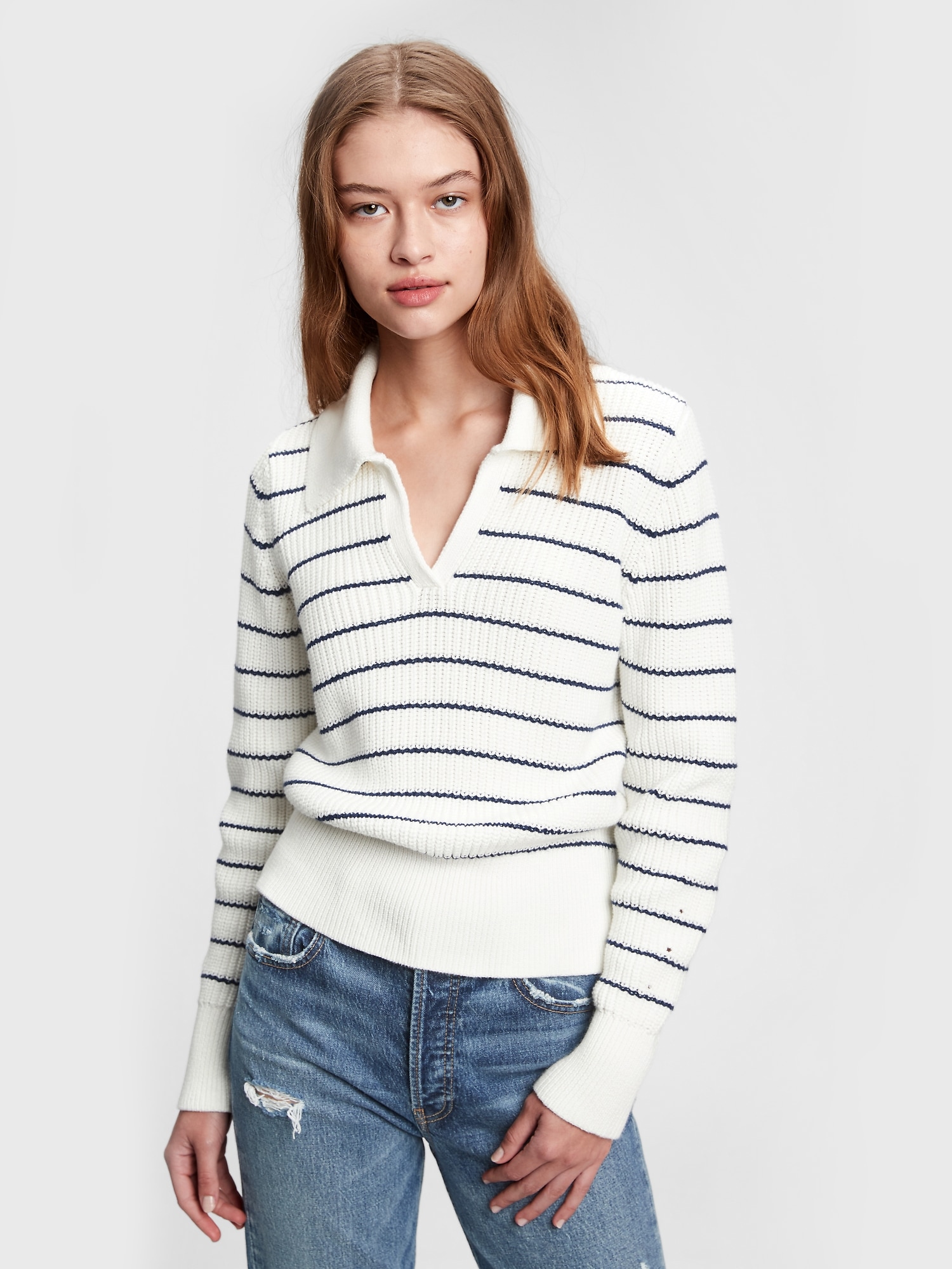 Open Collar Sweater | Gap