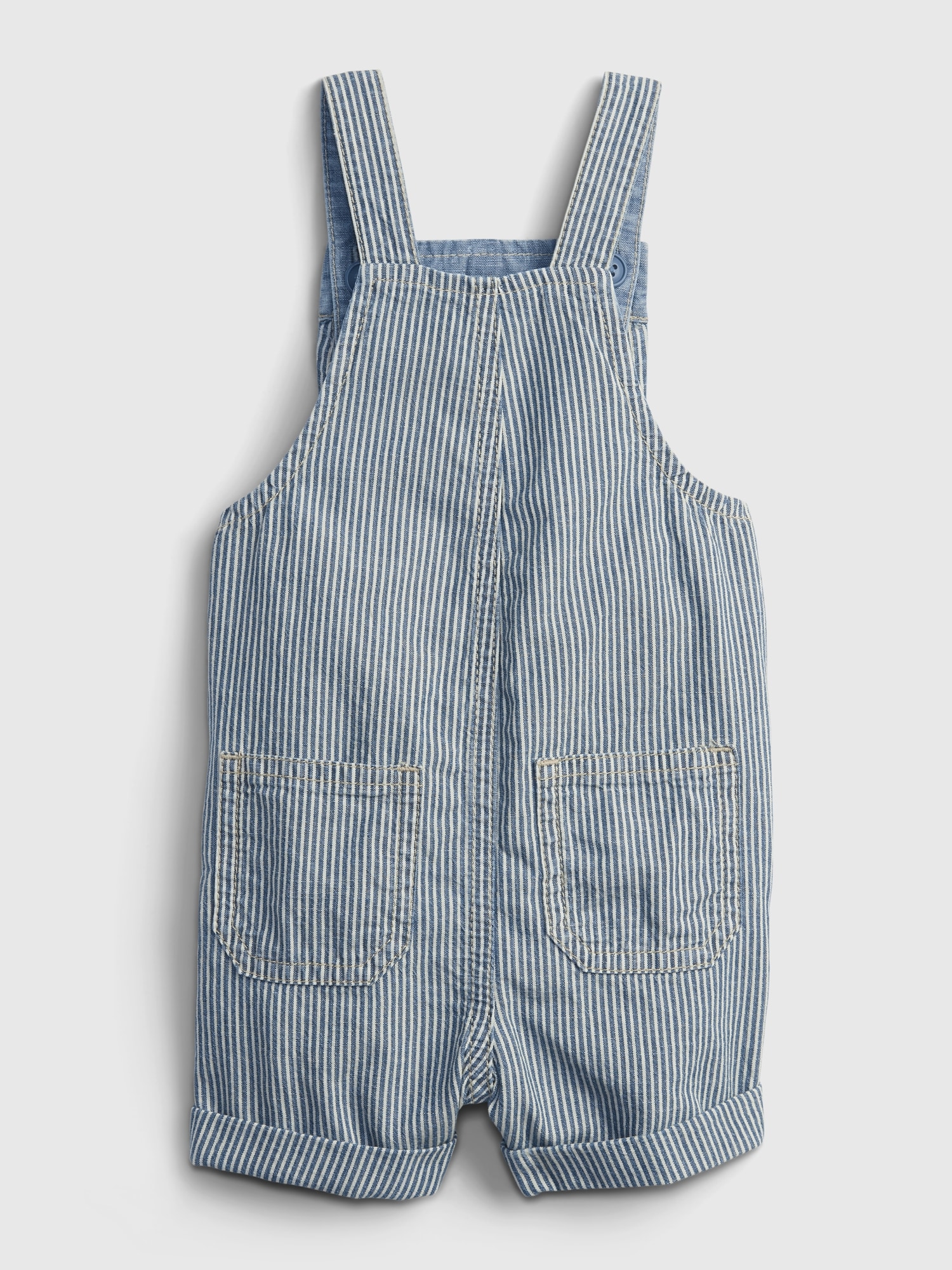 Baby Seersucker Overalls | Gap
