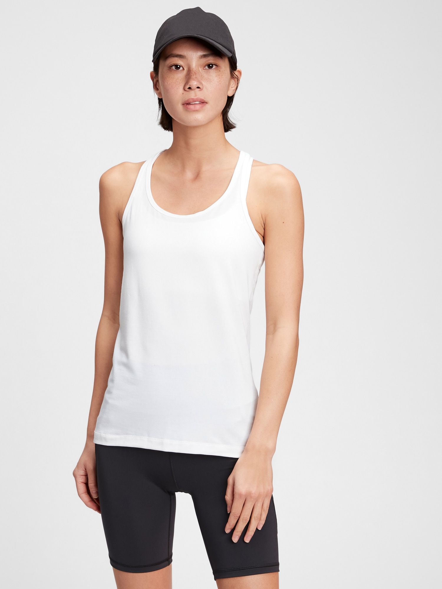GapFit Breathe Heathered Tank | Gap