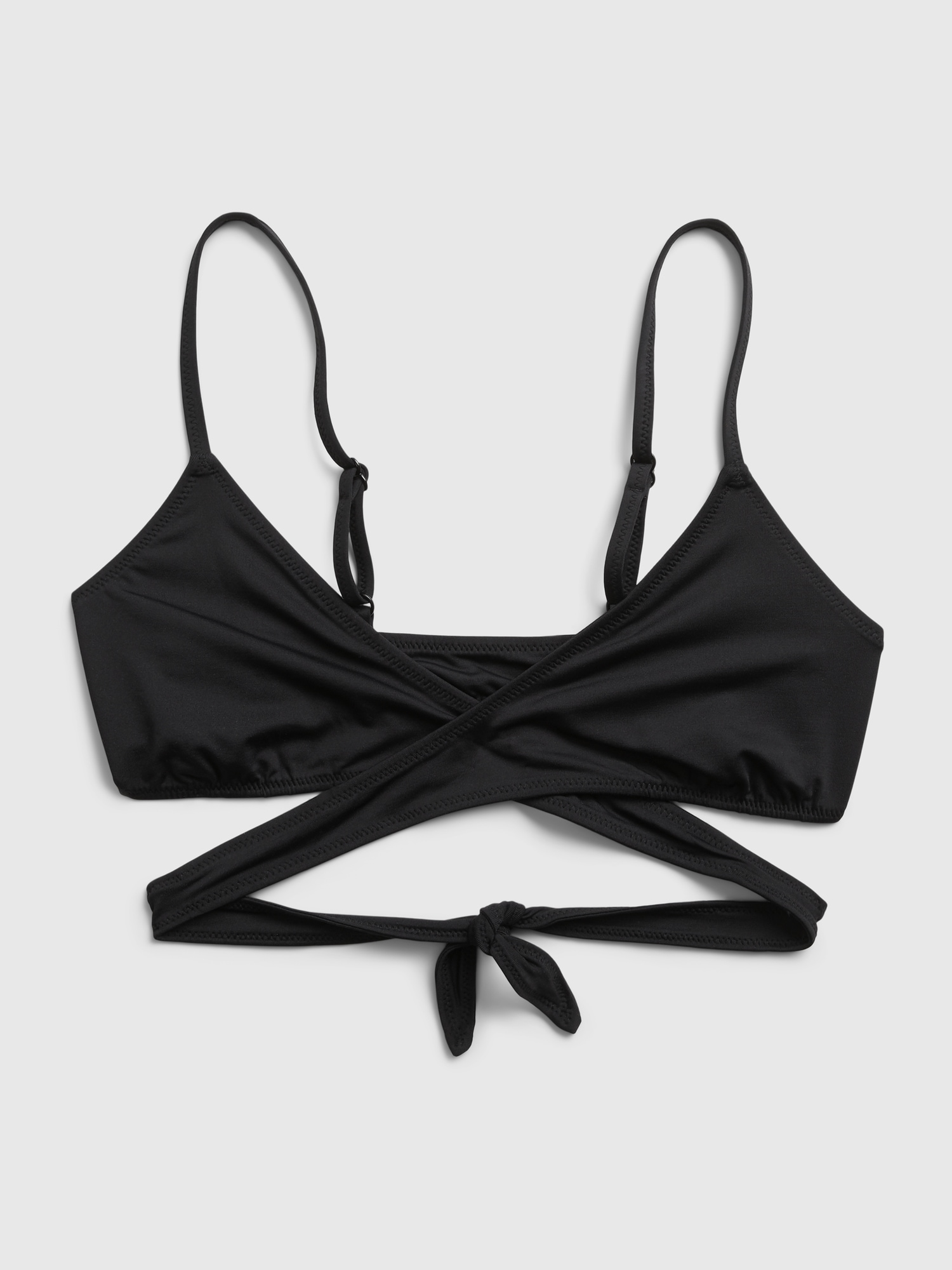Recycled Wrap Back Bikini Top Gap