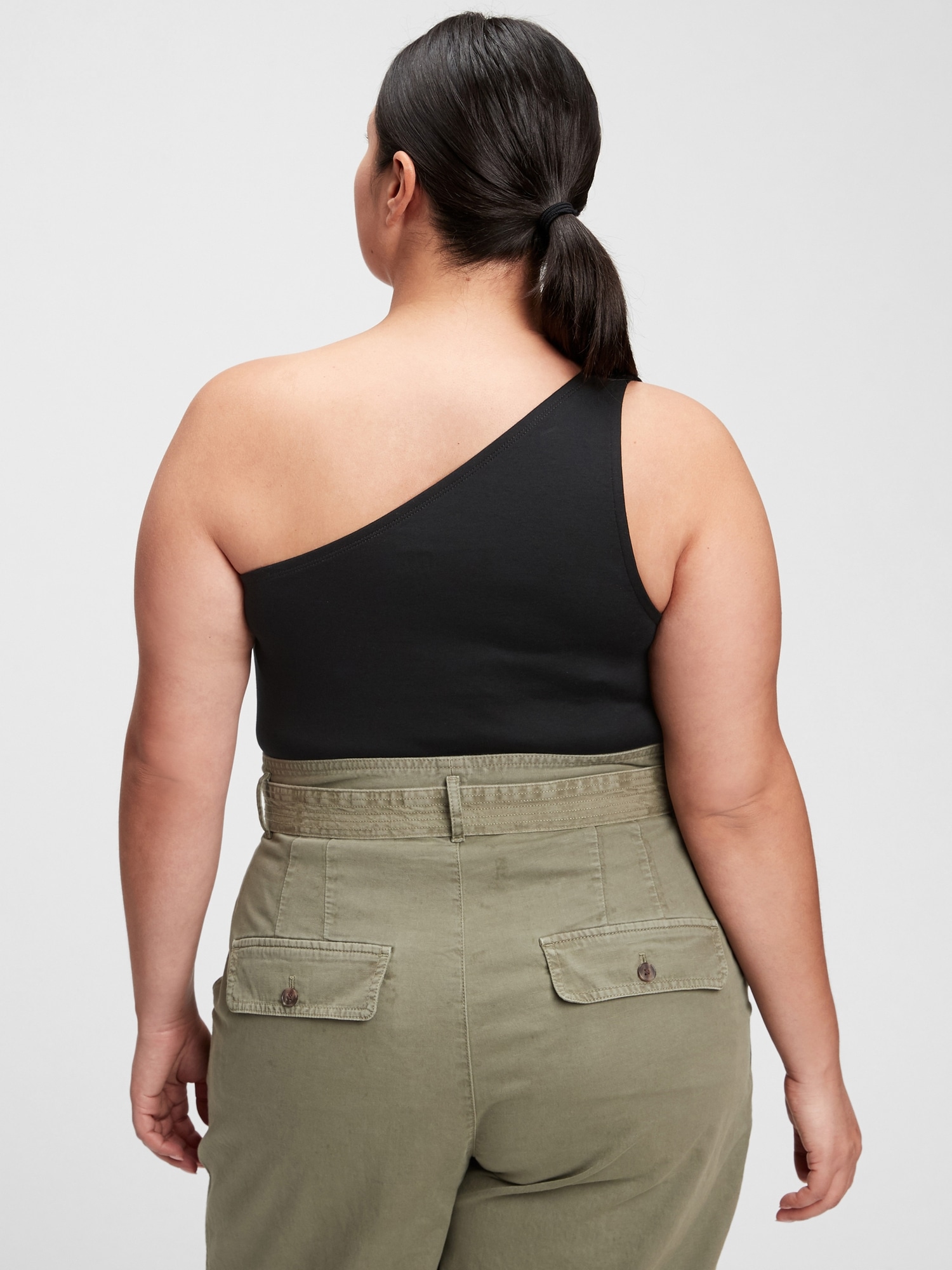 Modern One-Shoulder Bodysuit | Gap