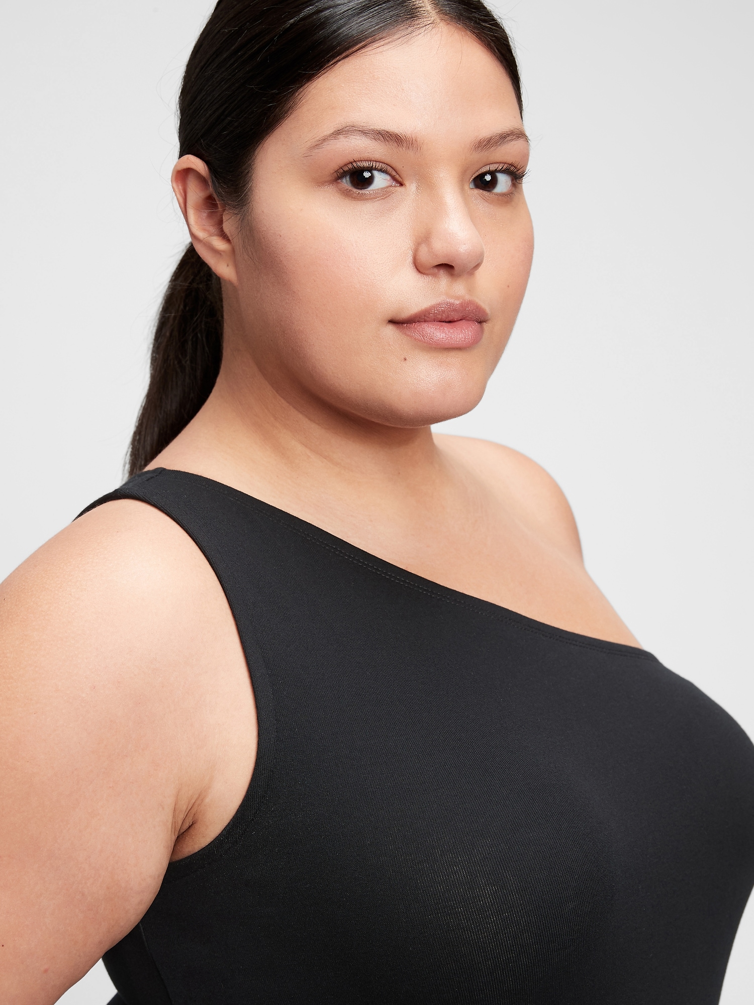 Modern One-Shoulder Bodysuit | Gap