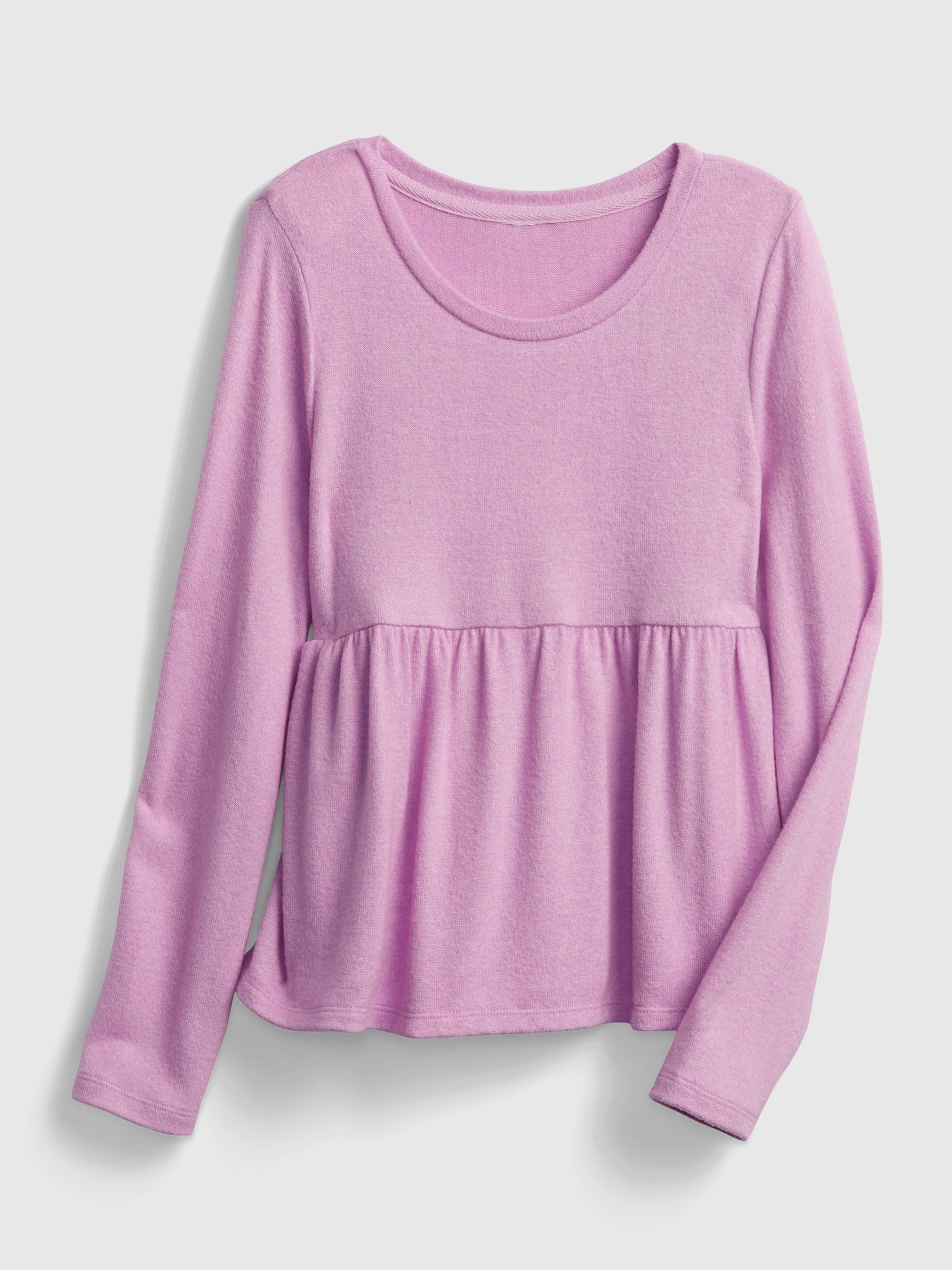 Kids Softspun Peplum T-Shirt | Gap